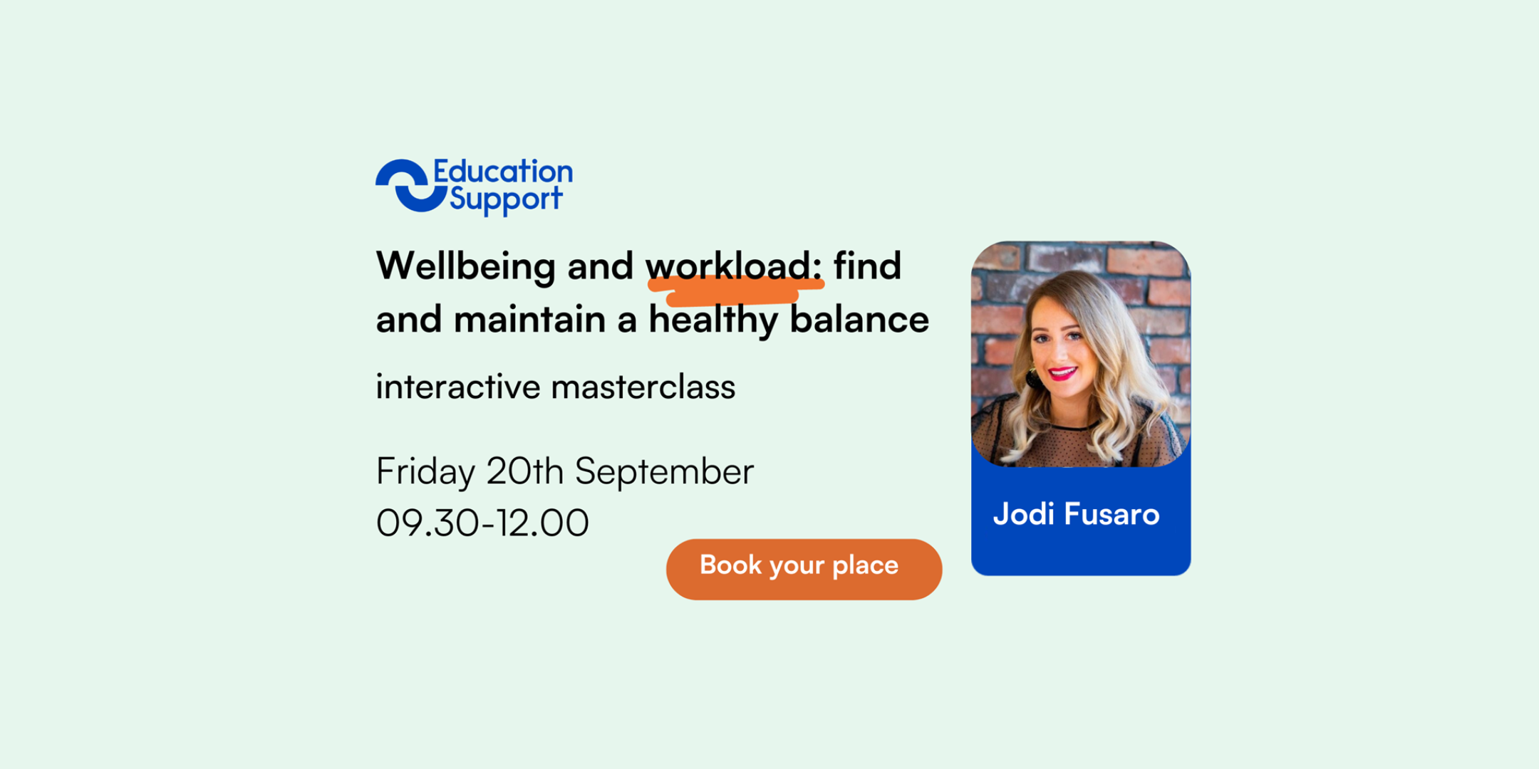 Wellbeing events for teachers and education staff